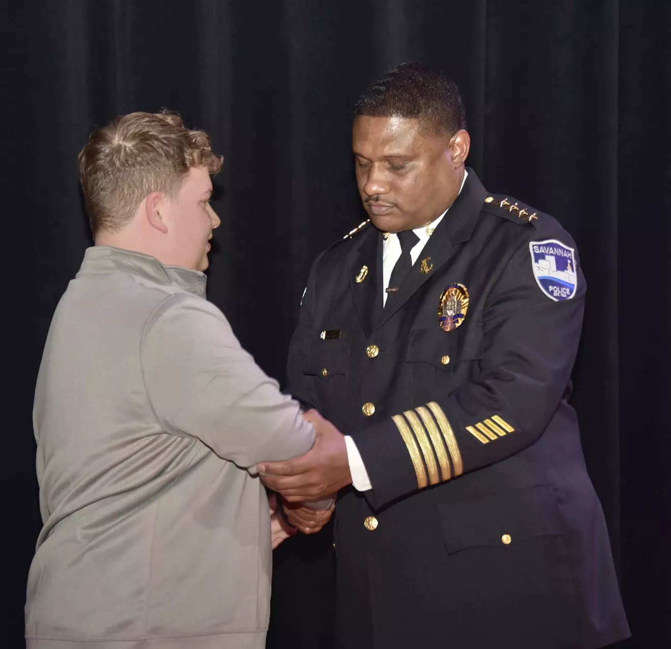 Savannah Police Department Swears In Police Chief Lenny Gunther ...
