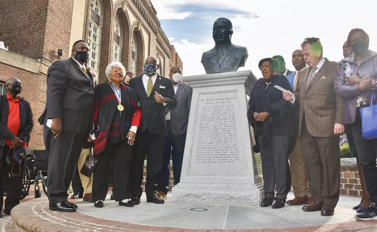 Plant Riverside District Unveils Martin Luther King Jr. Monument ...