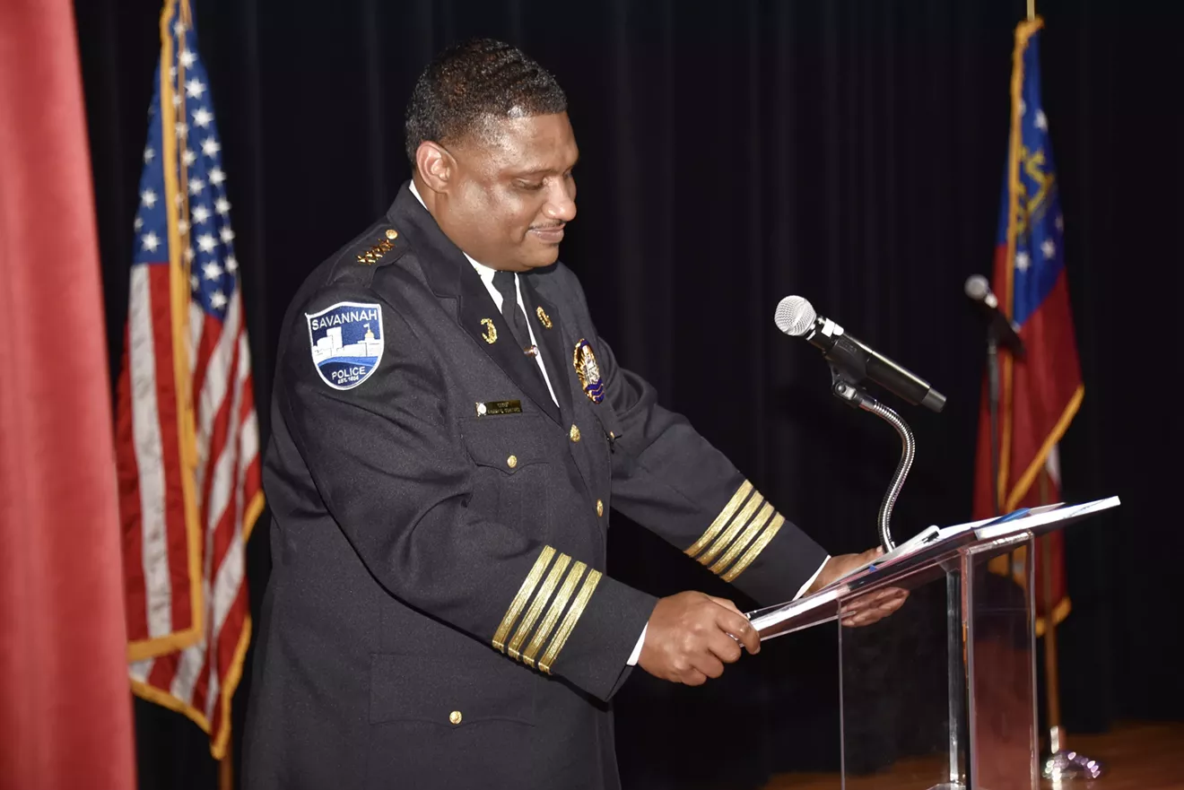 Savannah Police Department Swears In Police Chief Lenny Gunther ...