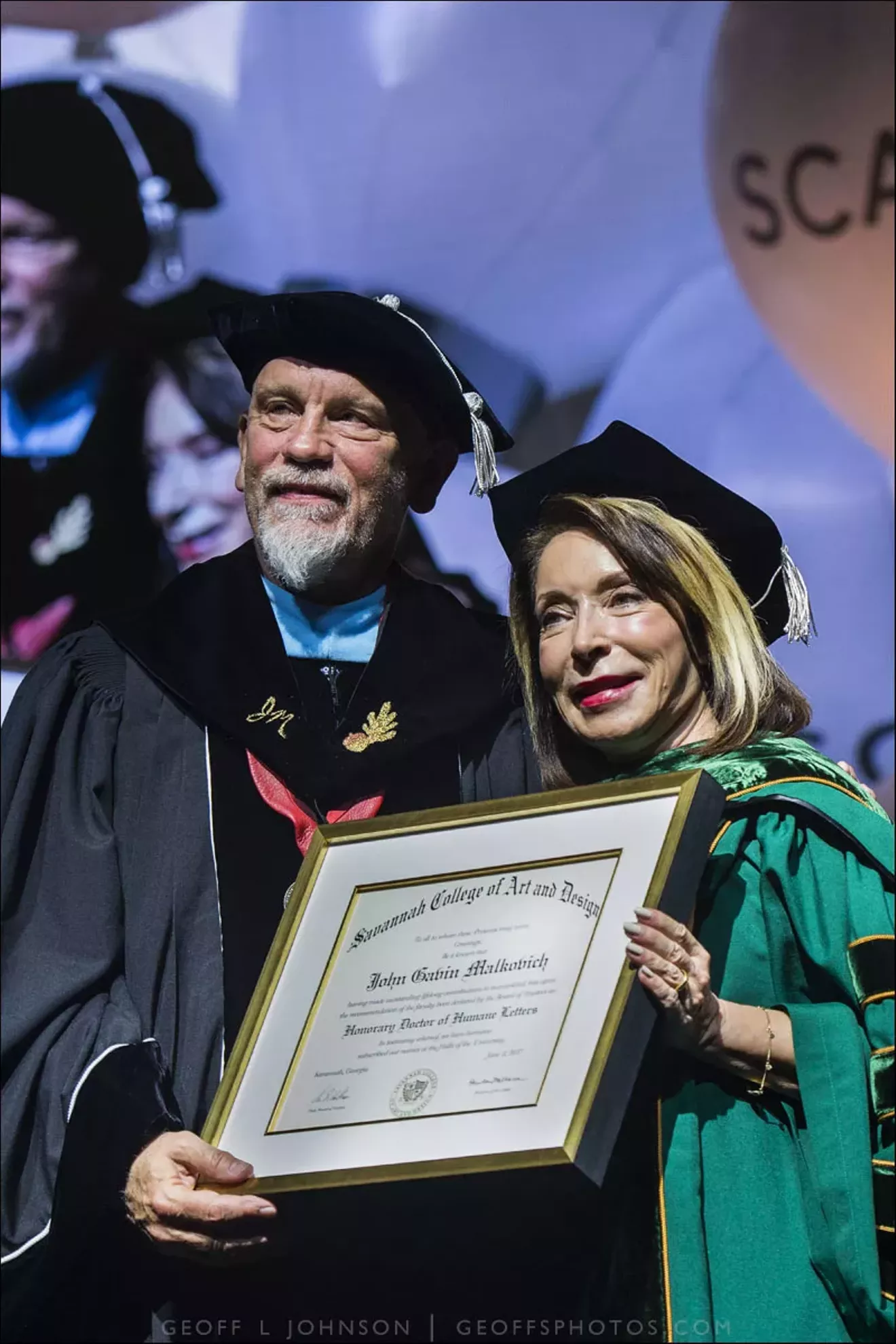 John Malkovich at SCAD Commencement 2017 | Savannah News, Events ...