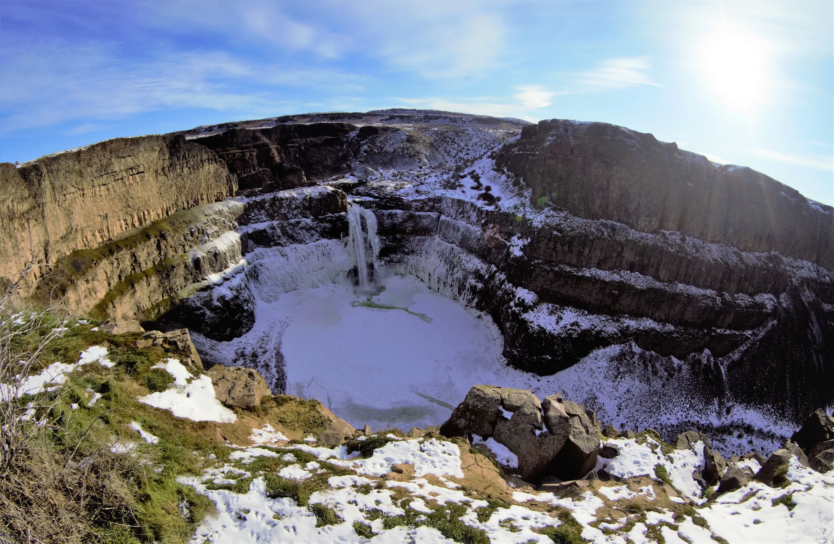 Palouse Falls Frozen