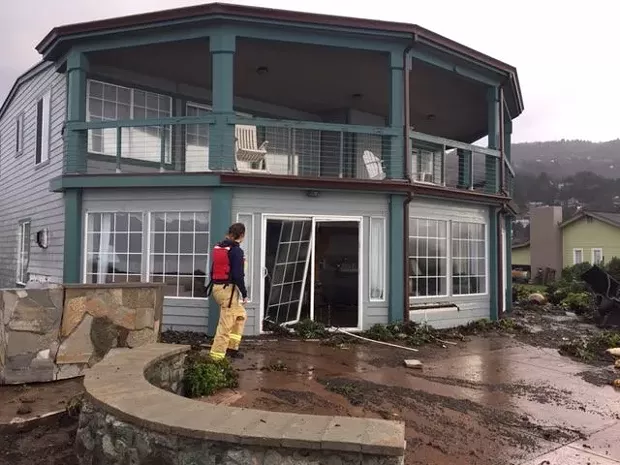 Eight Shelter Cove Homes Damaged as Massive Waves Pound the Coast ...