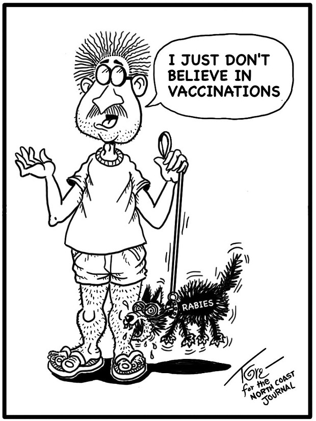 Anti-Vax Man | Cartoon | North Coast Journal
