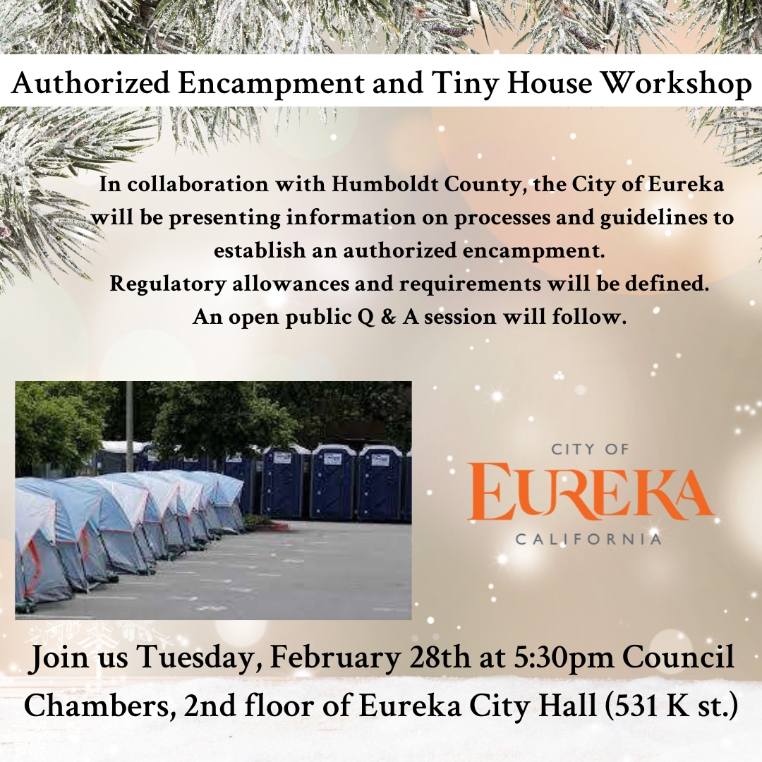Eureka to Host "Encampment, Tiny House Workshop' | News Blog