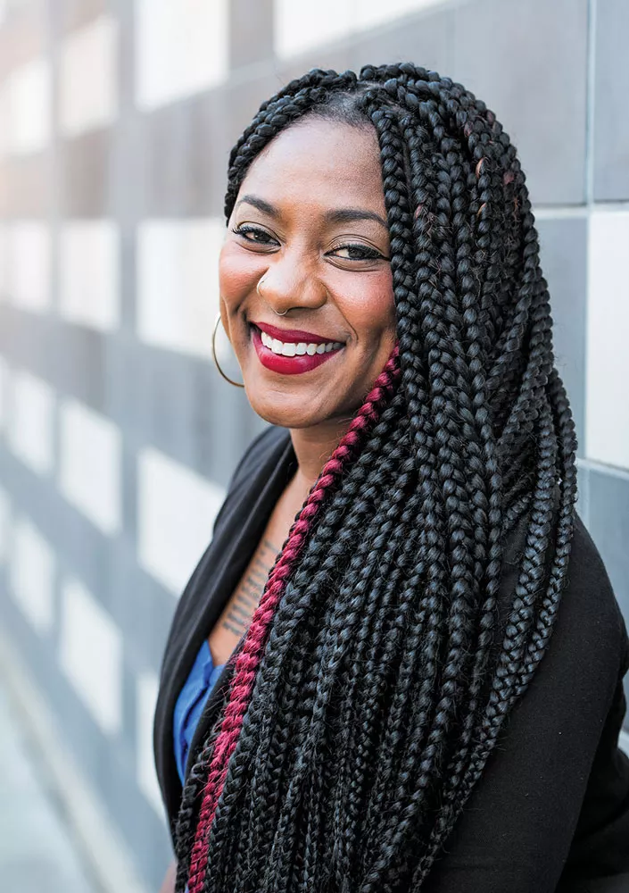 Alicia Garza at the Van Duzer | A+E
