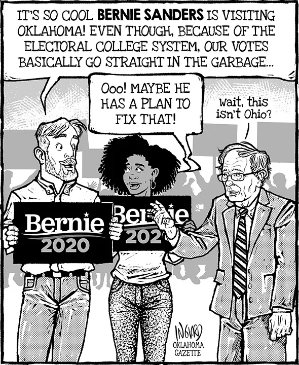 Cartoon: Feel the Bern | Commentary | Oklahoma City | Oklahoma Gazette