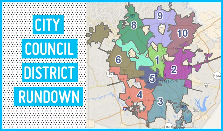 San Antonio City Council District Map - Maping Resources San Antonio City Council District Map - Maping Resources