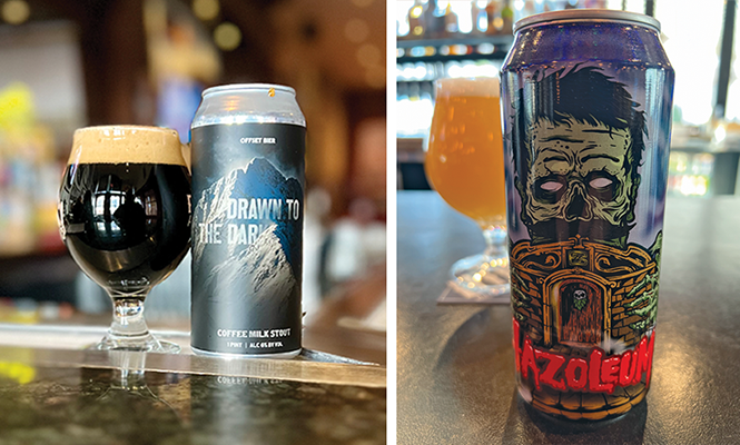 Offset Drawn to the Dark Coffee Milk Stout and Beer Zombies Hazeoleum ...