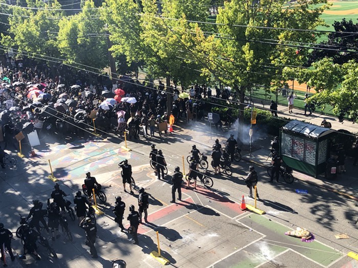 Mayor Bruce Harrell Proposes Repeal of Blast Ball Ban for Protests ...