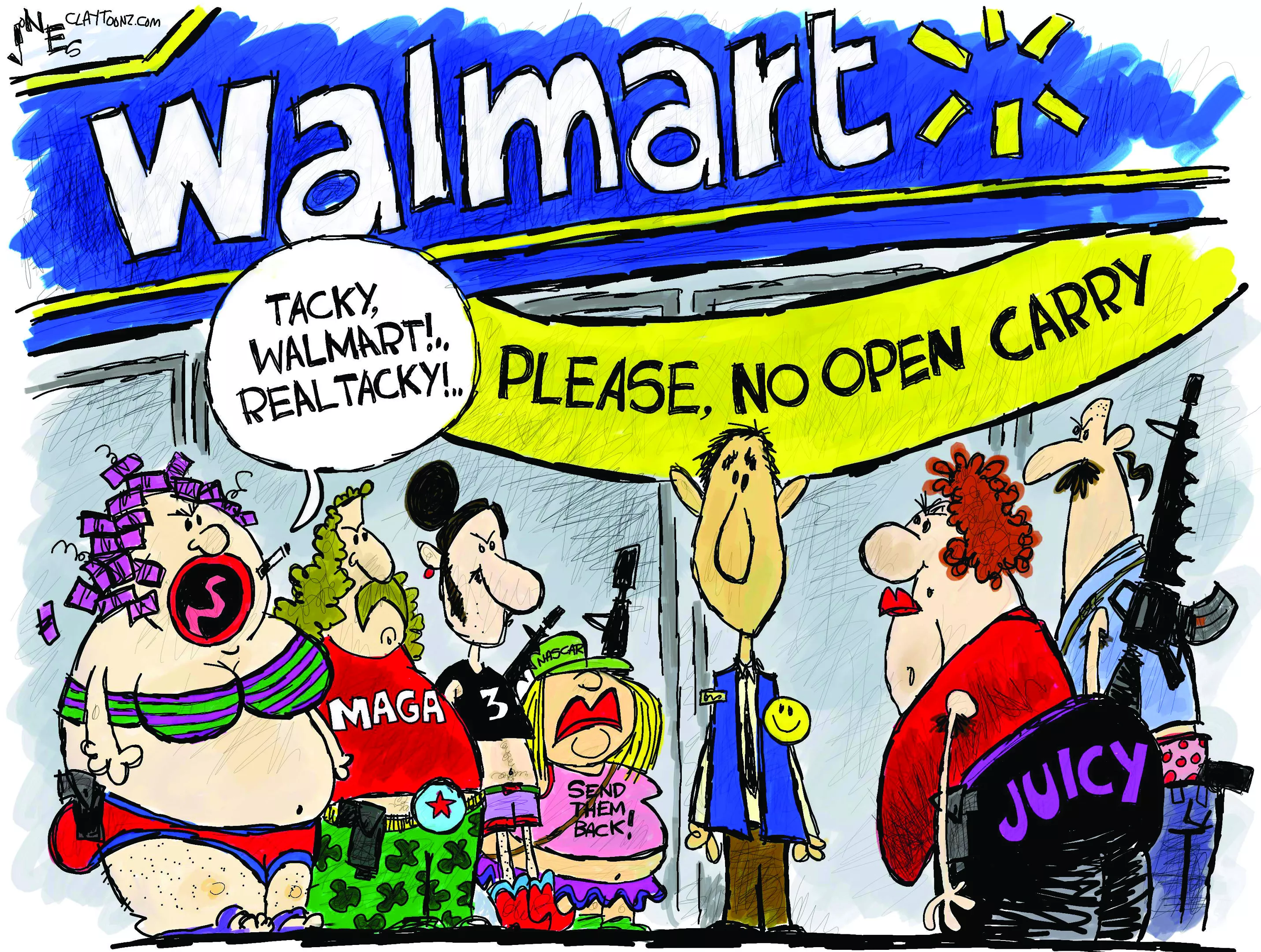 Claytoon of the Day: A Real Tacky Cartoon | The Range